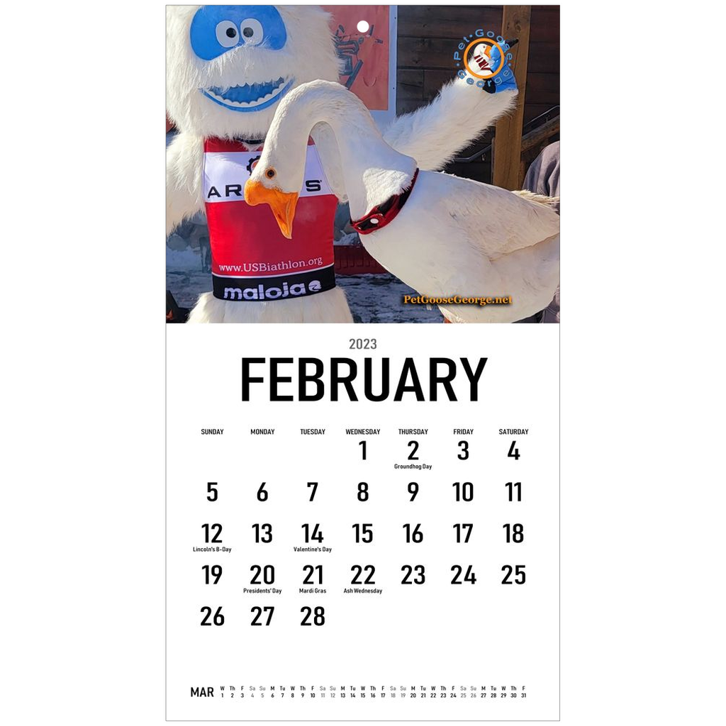 2023 George Wall Calendars – Pet Goose George™