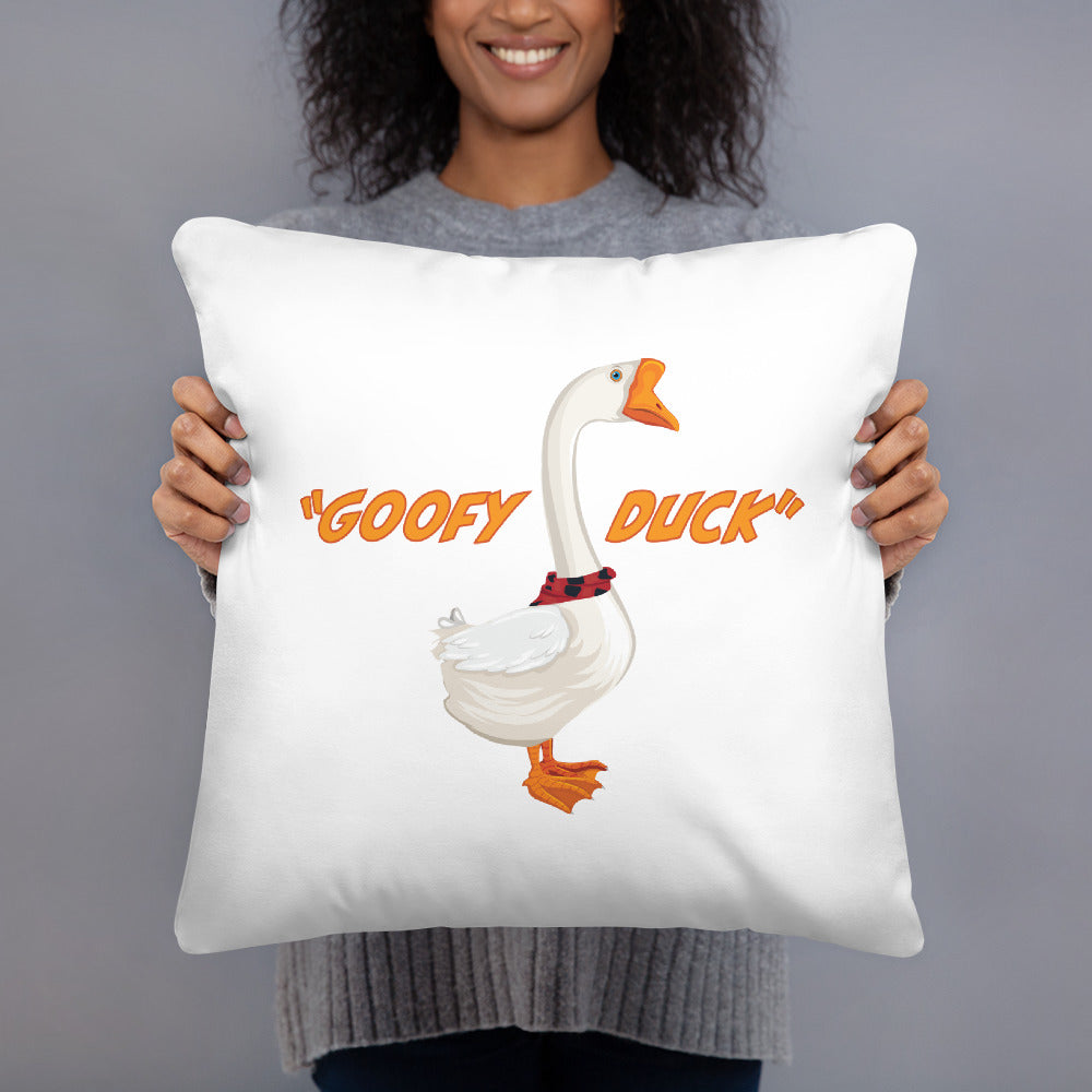Goofy Duck – Basic Pillow – Pet Goose George™